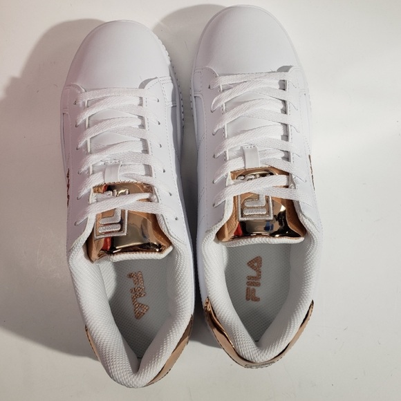 Fila | Shoes | Fila Platform Sneakers With Rose Gold Accents | Poshmark